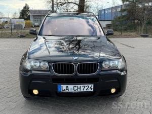 Black BMW X3 2008 in Riga, with an engine capacity of 2.00 L and mileage of 0 thousand km for 5850 €, photo 9 on AUTOMOTO.COM.LV