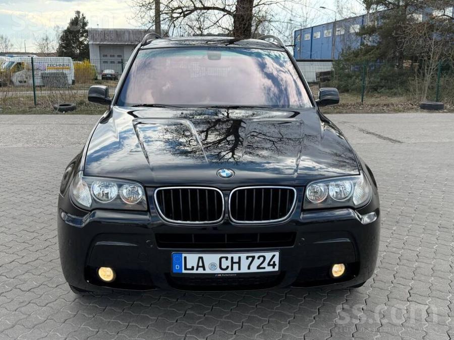 Black BMW X3 2008 in Riga, with an engine capacity of 2.00 L and mileage of 0 thousand km for 5850 €, photo 9 on AUTOMOTO.COM.LV