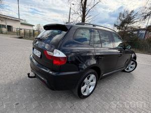 Black BMW X3 2008 in Riga, with an engine capacity of 2.00 L and mileage of 0 thousand km for 5850 €, photo 12 on AUTOMOTO.COM.LV