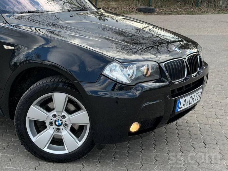 Black BMW X3 2008 in Riga, with an engine capacity of 2.00 L and mileage of 0 thousand km for 5850 €, photo 13 on AUTOMOTO.COM.LV