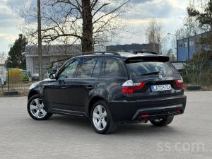 Black BMW X3 2008 in Riga, with an engine capacity of 2.00 L and mileage of 0 thousand km for 5850 €, photo 16 on AUTOMOTO.COM.LV