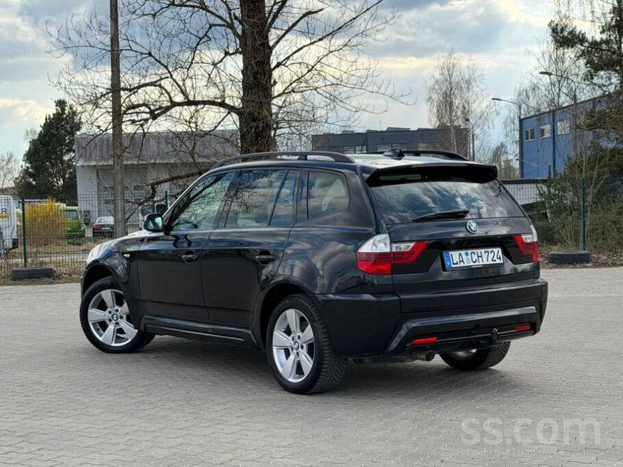 Black BMW X3 2008 in Riga, with an engine capacity of 2.00 L and mileage of 0 thousand km for 5850 €, photo 16 on AUTOMOTO.COM.LV