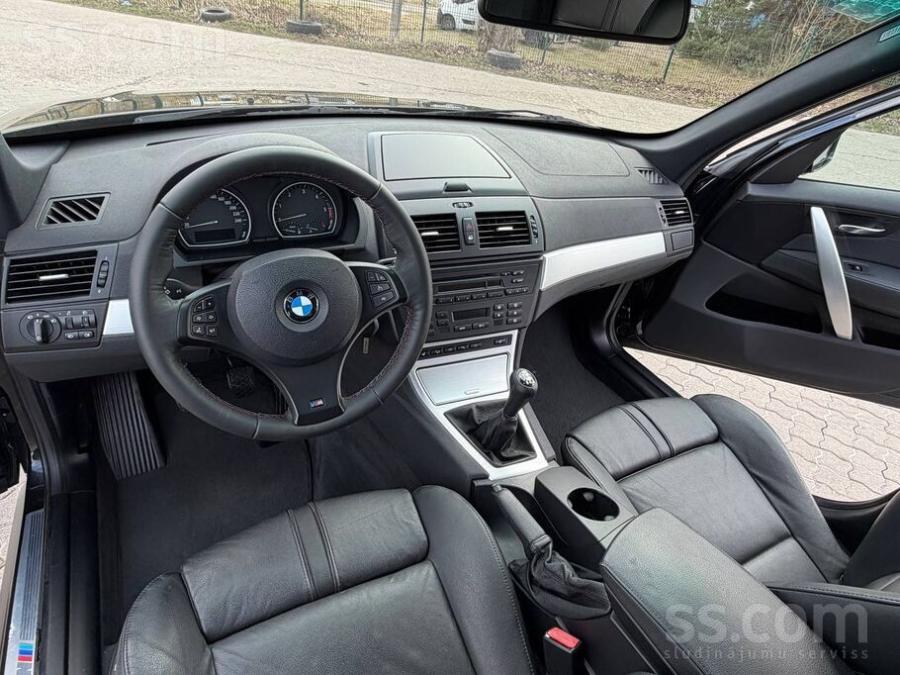 Black BMW X3 2008 in Riga, with an engine capacity of 2.00 L and mileage of 0 thousand km for 5850 €, photo 18 on AUTOMOTO.COM.LV