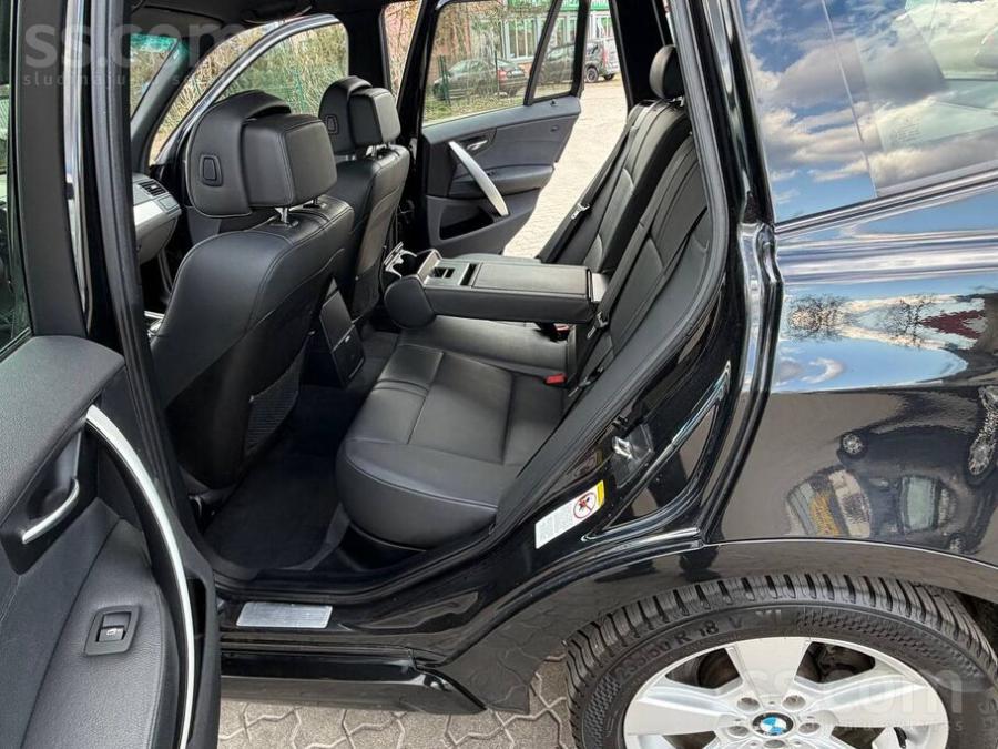 Black BMW X3 2008 in Riga, with an engine capacity of 2.00 L and mileage of 0 thousand km for 5850 €, photo 23 on AUTOMOTO.COM.LV