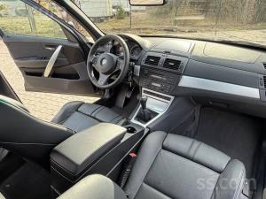 Black BMW X3 2008 in Riga, with an engine capacity of 2.00 L and mileage of 0 thousand km for 5850 €, photo 28 on AUTOMOTO.COM.LV