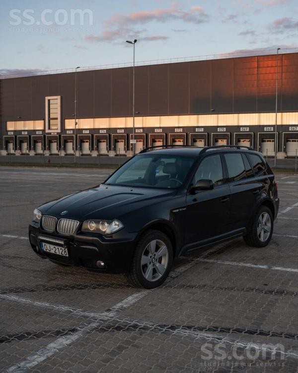 Black BMW X3 2008 in Riga, with an engine capacity of 3.00 L and mileage of 0 thousand km for 4590 €, photo 5 on AUTOMOTO.COM.LV