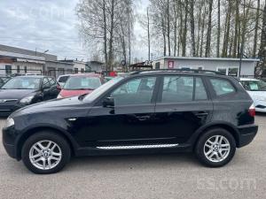 Black BMW X3 2008 in Riga, with an engine capacity of 2.00 L and mileage of 0 thousand km for 5450 €, photo 5 on AUTOMOTO.COM.LV