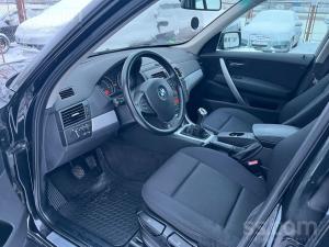 Black BMW X3 2008 in Riga, with an engine capacity of 2.00 L and mileage of 0 thousand km for 5450 €, photo 11 on AUTOMOTO.COM.LV
