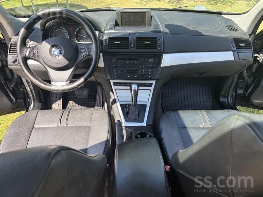 Black BMW X3 2008 in Riga, with an engine capacity of 2.00 L and mileage of 224 thousand km for 5700 €, photo 13 on AUTOMOTO.COM.LV