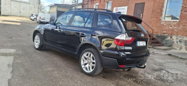 Black BMW X3 2008 in Rezekne, with an engine capacity of 2.00 L and mileage of 0 thousand km for 5350 €, photo 4 on AUTOMOTO.COM.LV