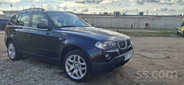 Black BMW X3 2008 in Rezekne, with an engine capacity of 2.00 L and mileage of 0 thousand km for 5350 €, photo 10 on AUTOMOTO.COM.LV