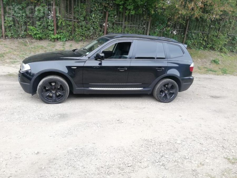 Melns BMW X3 2008 Rīga, ar dzinēja tilpumu 2.00 L un nobraukumu 283 tūkst. km par 5300 €, foto 1 vietnē AUTOMOTO.COM.LV