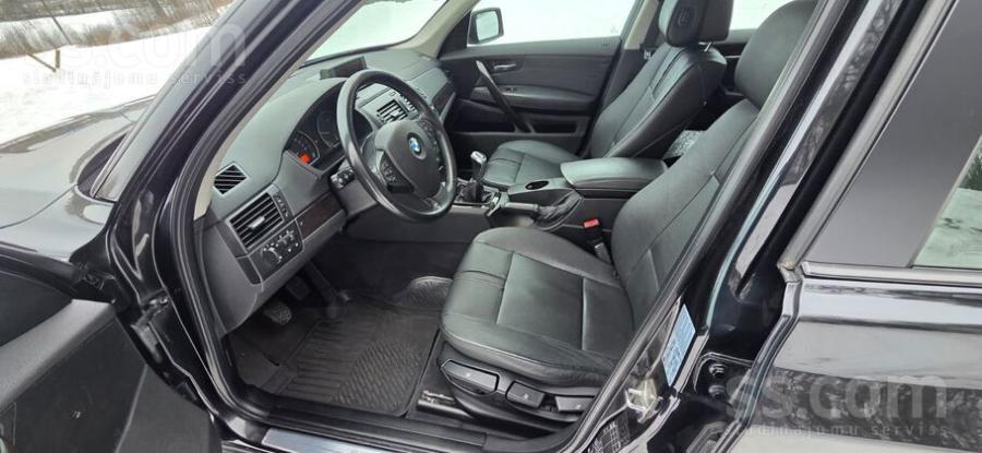 Melns BMW X3 2008 Rīga, ar dzinēja tilpumu 2.00 L un nobraukumu 280 tūkst. km par 4800 €, foto 6 vietnē AUTOMOTO.COM.LV