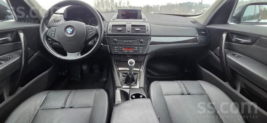 Melns BMW X3 2008 Rīga, ar dzinēja tilpumu 2.00 L un nobraukumu 280 tūkst. km par 4800 €, foto 7 vietnē AUTOMOTO.COM.LV