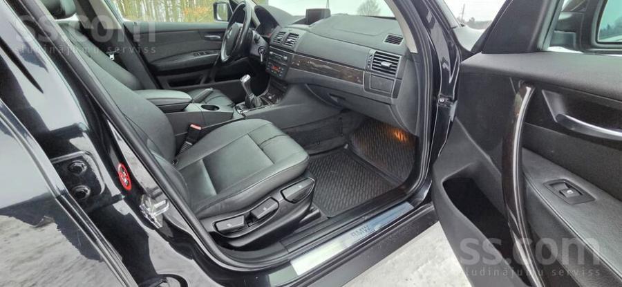 Melns BMW X3 2008 Rīga, ar dzinēja tilpumu 2.00 L un nobraukumu 280 tūkst. km par 4800 €, foto 9 vietnē AUTOMOTO.COM.LV
