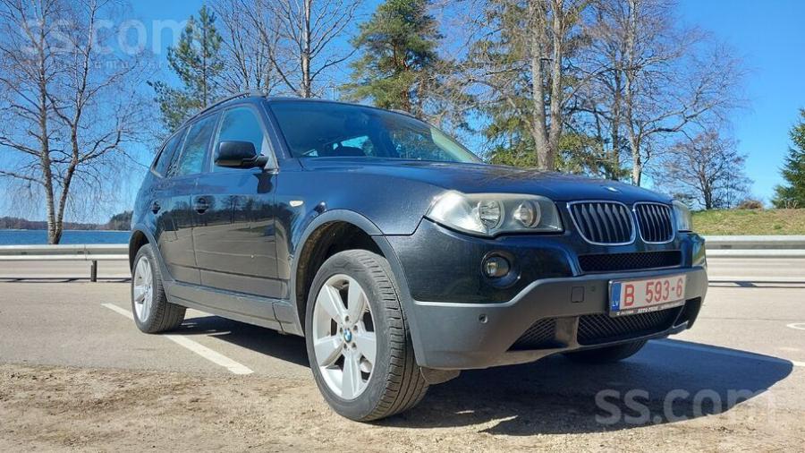 Черный БМВ Х3 2008 в Алуксне, объемом двигателя 2.00 л и пробегом 0 тыс. км за 3900 €, фото 3 на AUTOMOTO.COM.LV