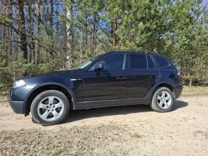 Black BMW X3 2008 in Riga, with an engine capacity of 2.00 L and mileage of 284 thousand km for 5800 €, photo  on AUTOMOTO.COM.LV