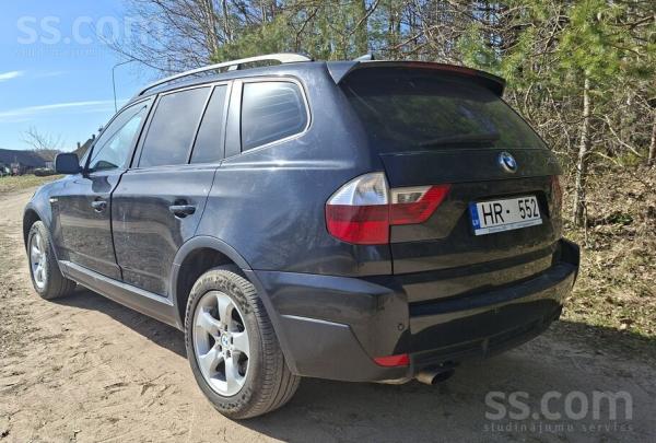 Melns BMW X3 2008 Daugavpils, ar dzinēja tilpumu 2.00 L un nobraukumu 284 tūkst. km par 5700 €, foto 2 vietnē AUTOMOTO.COM.LV