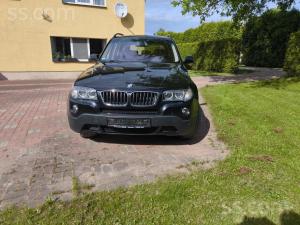 Black BMW X3 2008 in Jelgava, with an engine capacity of 2.00 L and mileage of 206 thousand km for 3400 €, photo  on AUTOMOTO.COM.LV