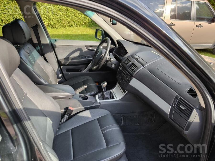 Черный БМВ Х3 2008 в Елгава, объемом двигателя 2.00 л и пробегом 206 тыс. км за 3400 €, фото 12 на AUTOMOTO.COM.LV