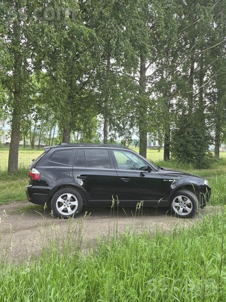 Black BMW X3 2008 in Riga, with an engine capacity of 2.00 L and mileage of 269 thousand km for 5900 €, photo 1 on AUTOMOTO.COM.LV