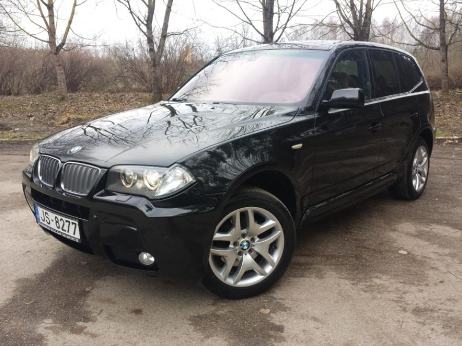 Black BMW X3 2008 in Riga, with an engine capacity of 3.00 L and mileage of 239 thousand km for 7500 €, photo 1 on AUTOMOTO.COM.LV