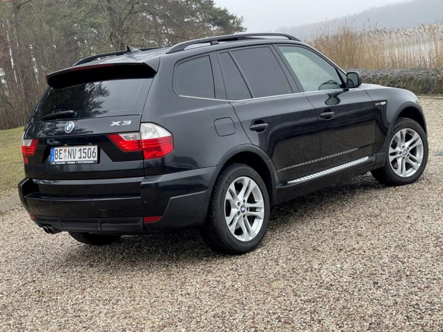 Black BMW X3 2008 in Riga, with an engine capacity of 3.00 L and mileage of 265 thousand km for 6350 €, photo 4 on AUTOMOTO.COM.LV