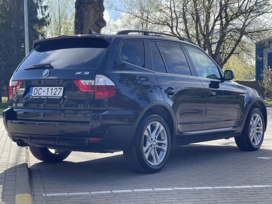 Black BMW X3 2008 in Riga, with an engine capacity of 3.00 L and mileage of 265 thousand km for 6350 €, photo 5 on AUTOMOTO.COM.LV