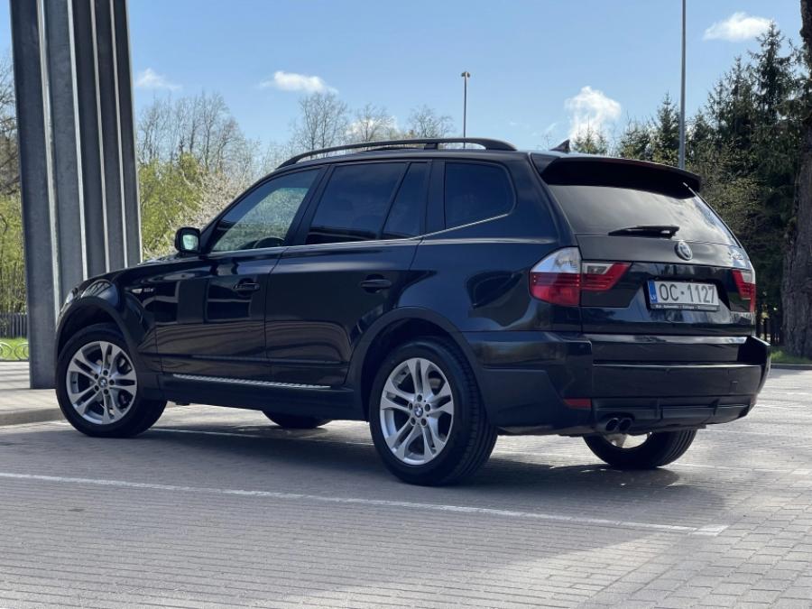 Black BMW X3 2008 in Riga, with an engine capacity of 3.00 L and mileage of 265 thousand km for 6350 €, photo 22 on AUTOMOTO.COM.LV
