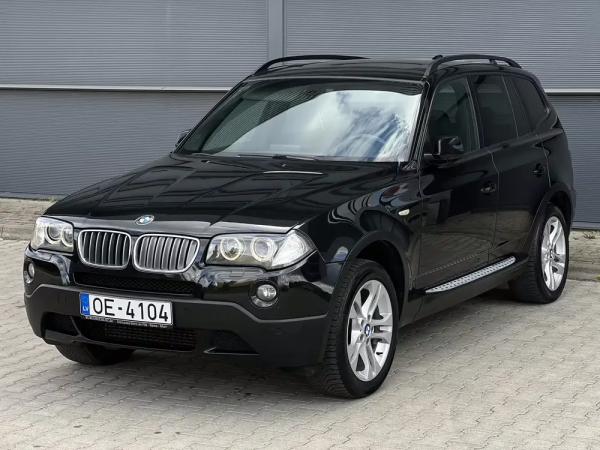 Black BMW X3 2008 in Jekabpils, with an engine capacity of 2.00 L and mileage of 245 thousand km for 6850 €, photo 3 on AUTOMOTO.COM.LV