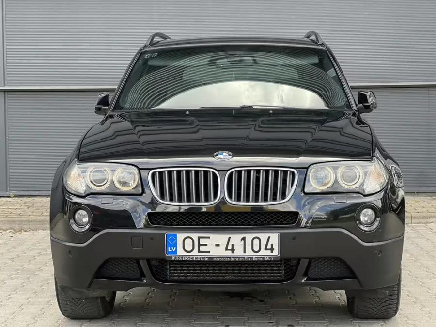 Black BMW X3 2008 in Jekabpils, with an engine capacity of 2.00 L and mileage of 245 thousand km for 6850 €, photo 5 on AUTOMOTO.COM.LV