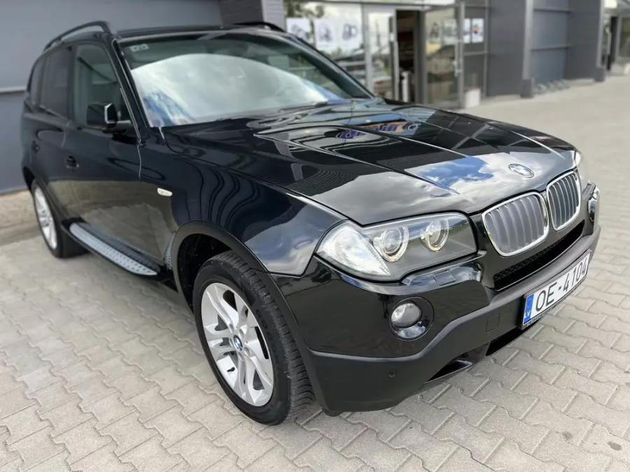 Black BMW X3 2008 in Jekabpils, with an engine capacity of 2.00 L and mileage of 245 thousand km for 6850 €, photo 6 on AUTOMOTO.COM.LV