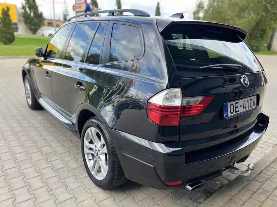 Black BMW X3 2008 in Jekabpils, with an engine capacity of 2.00 L and mileage of 245 thousand km for 6850 €, photo 8 on AUTOMOTO.COM.LV