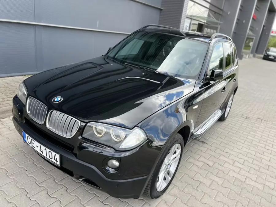 Black BMW X3 2008 in Jekabpils, with an engine capacity of 2.00 L and mileage of 245 thousand km for 6850 €, photo 11 on AUTOMOTO.COM.LV