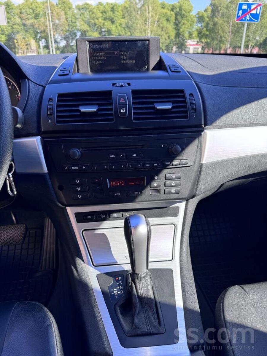 Melns BMW X3 2008 Kuldīga, ar dzinēja tilpumu 3.00 L un nobraukumu 259 tūkst. km par 6499 €, foto 9 vietnē AUTOMOTO.COM.LV