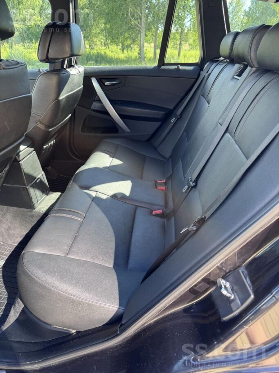 Melns BMW X3 2008 Kuldīga, ar dzinēja tilpumu 3.00 L un nobraukumu 259 tūkst. km par 6499 €, foto 10 vietnē AUTOMOTO.COM.LV