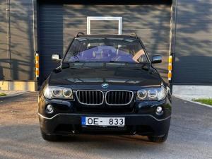 Black BMW X3 2008 in Riga, with an engine capacity of 2.00 L and mileage of 121 thousand km for 5590 €, photo 3 on AUTOMOTO.COM.LV