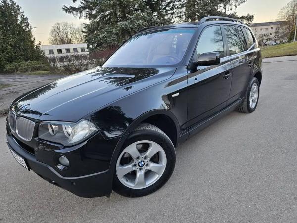 Black BMW X3 2008 in Jekabpils, with an engine capacity of 3.00 L and mileage of 277 thousand km for 6390 €, photo 1 on AUTOMOTO.COM.LV