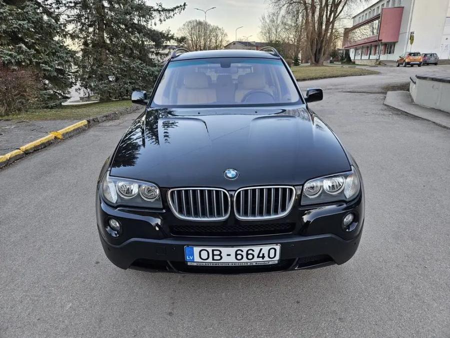 Черный БМВ Х3 2008 в Екабпилс, объемом двигателя 3.00 л и пробегом 277 тыс. км за 6390 €, фото 3 на AUTOMOTO.COM.LV