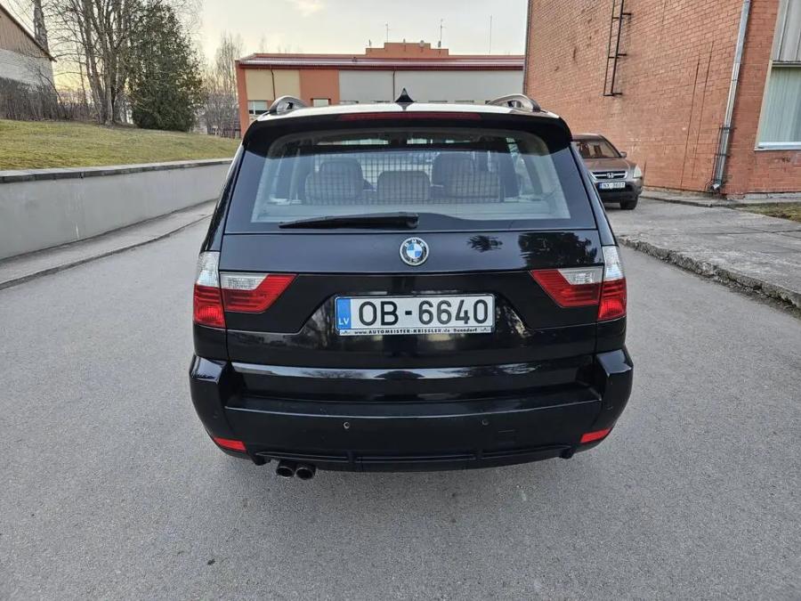 Черный БМВ Х3 2008 в Екабпилс, объемом двигателя 3.00 л и пробегом 277 тыс. км за 6390 €, фото 9 на AUTOMOTO.COM.LV