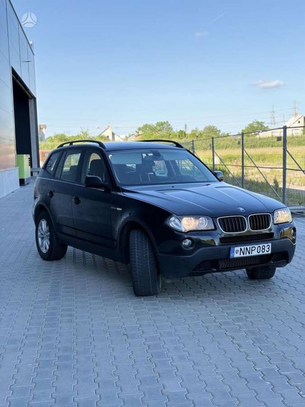 Black BMW X3 2008 in Kaunas, with an engine capacity of 2.00 L and mileage of 240 thousand km for 4700 €, photo 1 on AUTOMOTO.COM.LV
