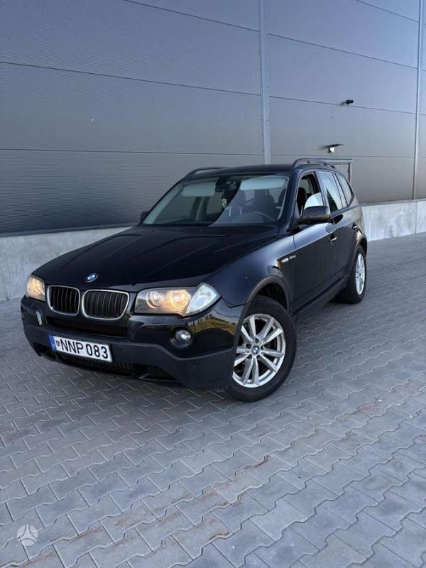 Black BMW X3 2008 in Kaunas, with an engine capacity of 2.00 L and mileage of 240 thousand km for 4700 €, photo 2 on AUTOMOTO.COM.LV