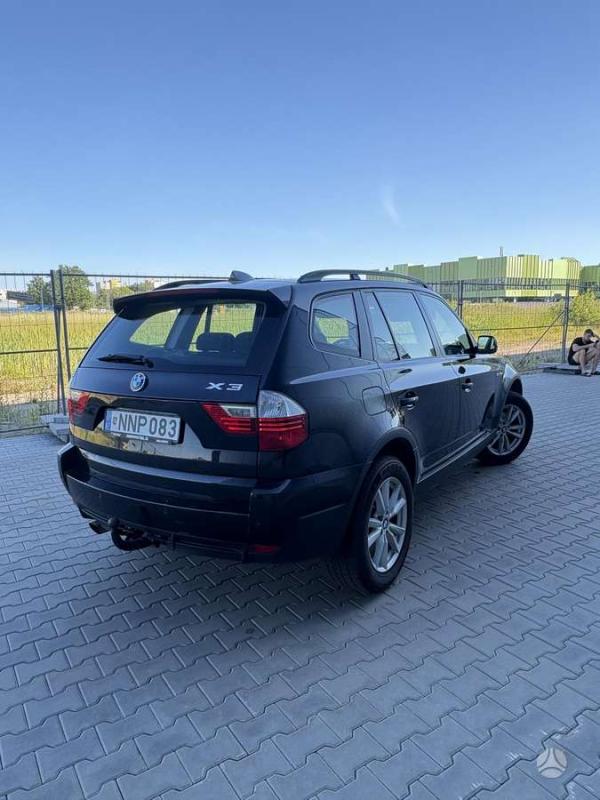 Black BMW X3 2008 in Kaunas, with an engine capacity of 2.00 L and mileage of 240 thousand km for 4700 €, photo 3 on AUTOMOTO.COM.LV