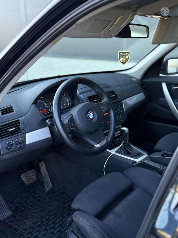 Black BMW X3 2008 in Kaunas, with an engine capacity of 2.00 L and mileage of 240 thousand km for 4700 €, photo 7 on AUTOMOTO.COM.LV