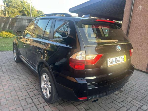 Melns BMW X3 2008 Šauļi, ar dzinēja tilpumu 2.00 L un nobraukumu 241 tūkst. km par 3499 €, foto 3 vietnē AUTOMOTO.COM.LV
