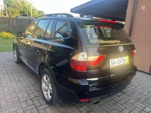 Black BMW X3 2008 in Siauliai, with an engine capacity of 2.00 L and mileage of 241 thousand km for 3499 €, photo 4 on AUTOMOTO.COM.LV