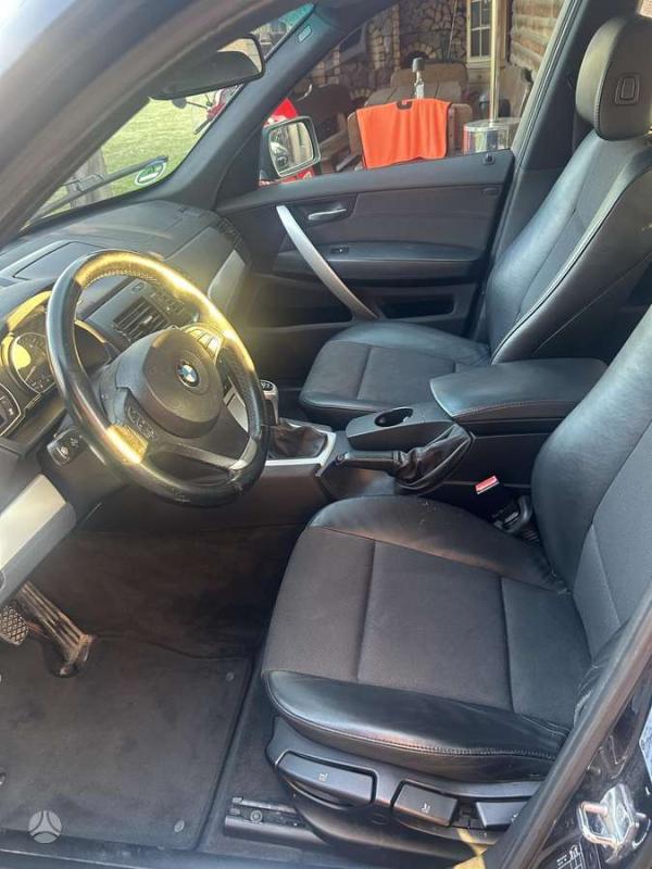 Melns BMW X3 2008 Šauļi, ar dzinēja tilpumu 2.00 L un nobraukumu 241 tūkst. km par 3499 €, foto 6 vietnē AUTOMOTO.COM.LV