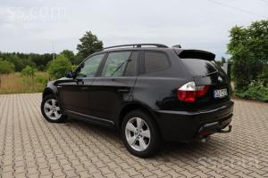 Black BMW X3 2008 in Riga, with an engine capacity of 3.00 L and mileage of 384 thousand km for 6490 €, photo 6 on AUTOMOTO.COM.LV