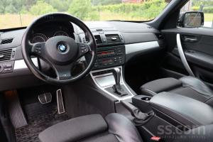 Black BMW X3 2008 in Riga, with an engine capacity of 3.00 L and mileage of 384 thousand km for 6490 €, photo 12 on AUTOMOTO.COM.LV