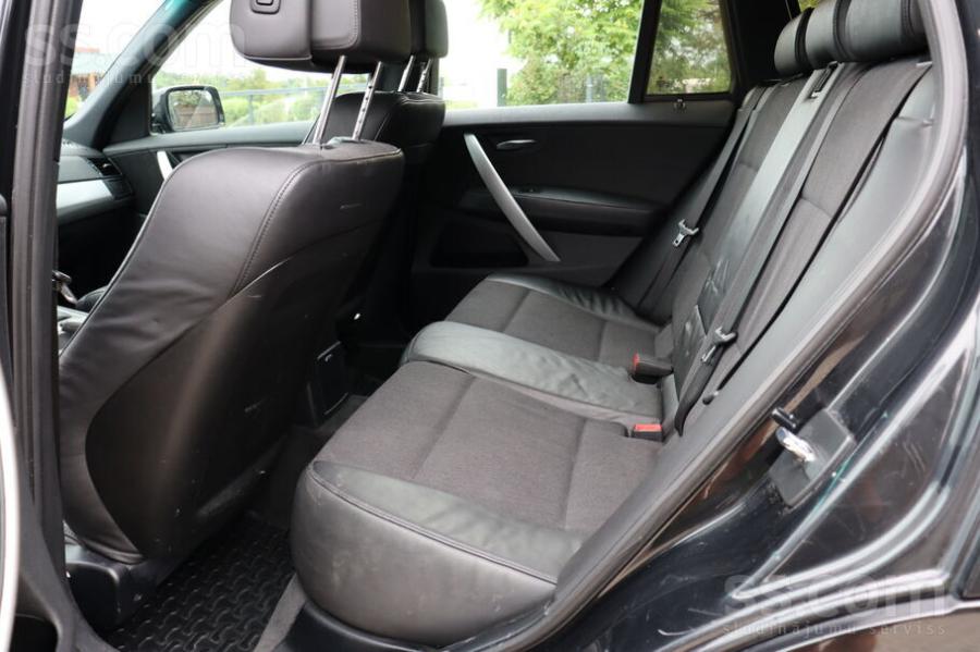 Black BMW X3 2008 in Riga, with an engine capacity of 3.00 L and mileage of 384 thousand km for 6490 €, photo 14 on AUTOMOTO.COM.LV